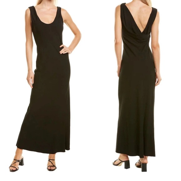 Theory | Dresses | Theory Black Backless Maxi Dress | Poshmark